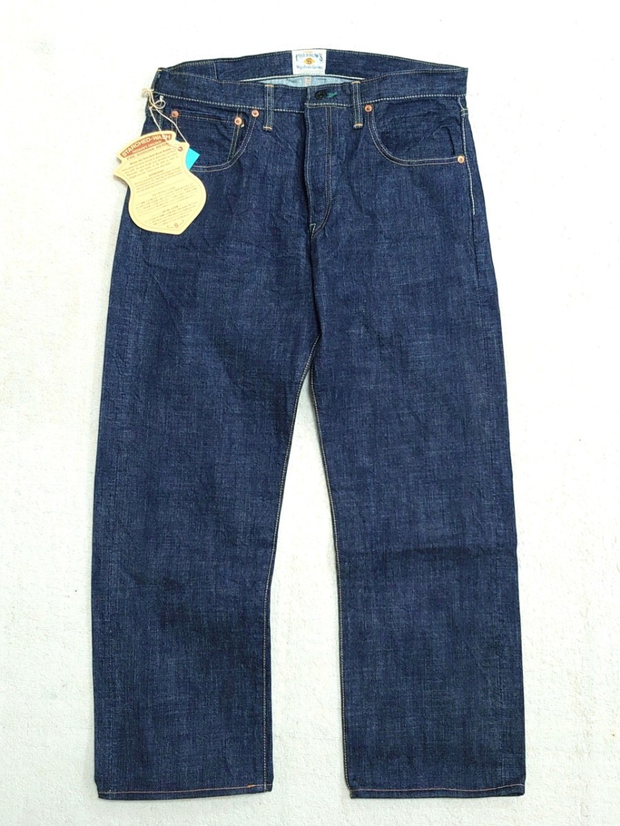 Pherrows フェローズ メンズ デニム インディゴ Lot 421 バッファロー革パッチ W36 STORMYBLUE DENIM ボトムス アメリカン Gパン(ジーンズ)｜売買された ...