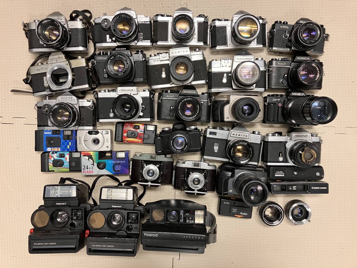 大量25個以上 コニカ ミノルタ ポラロイド 等 フィルムカメラボディ 等 大量 まとめ ジャンク D44(その他)｜売買されたオークション情報、yahooの商品情報をアーカイブ公開 ...