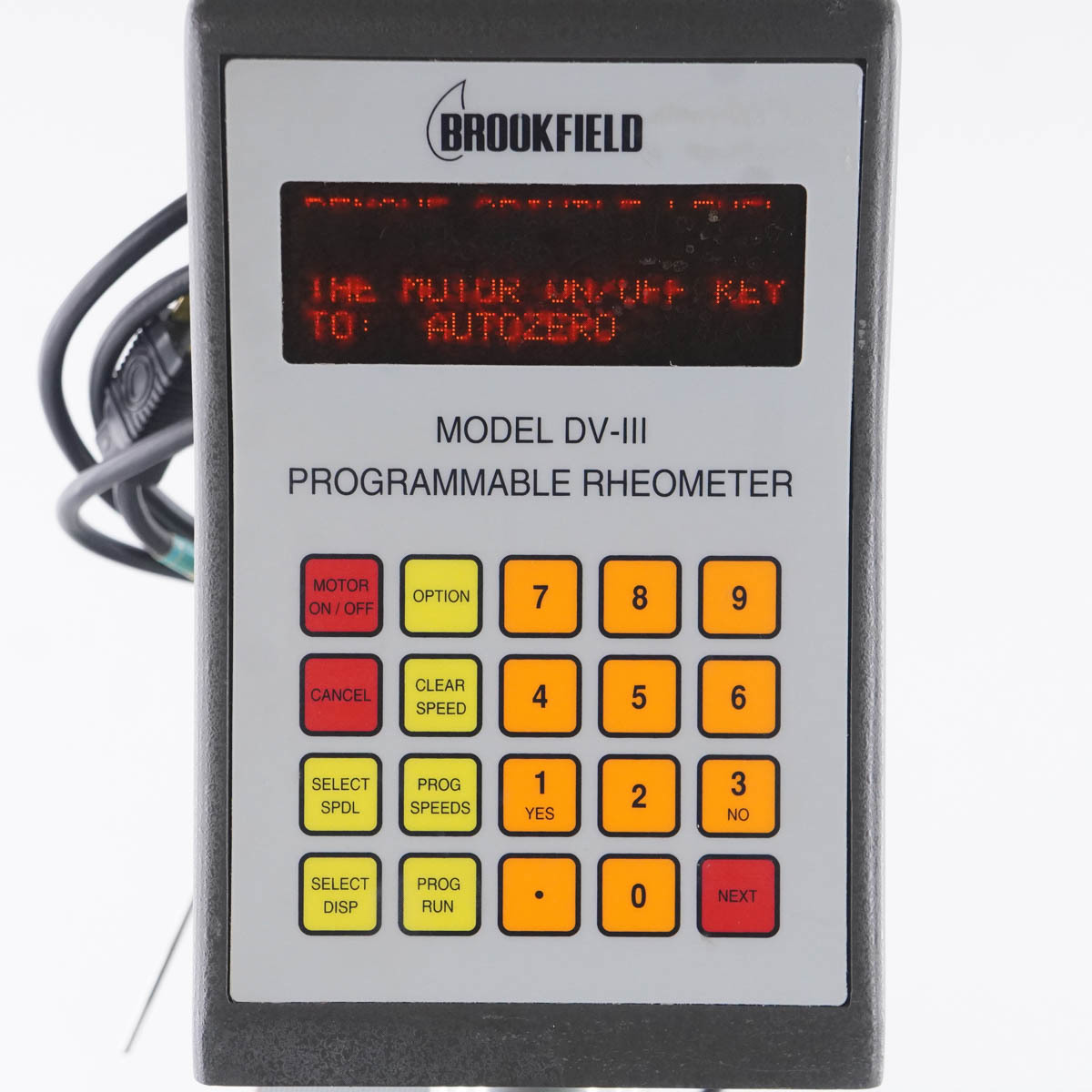 DW DV-III BROOKFIELD PROGRAMMABLE RHEOMETER D LV... 04881-0069(環境測定器 ...