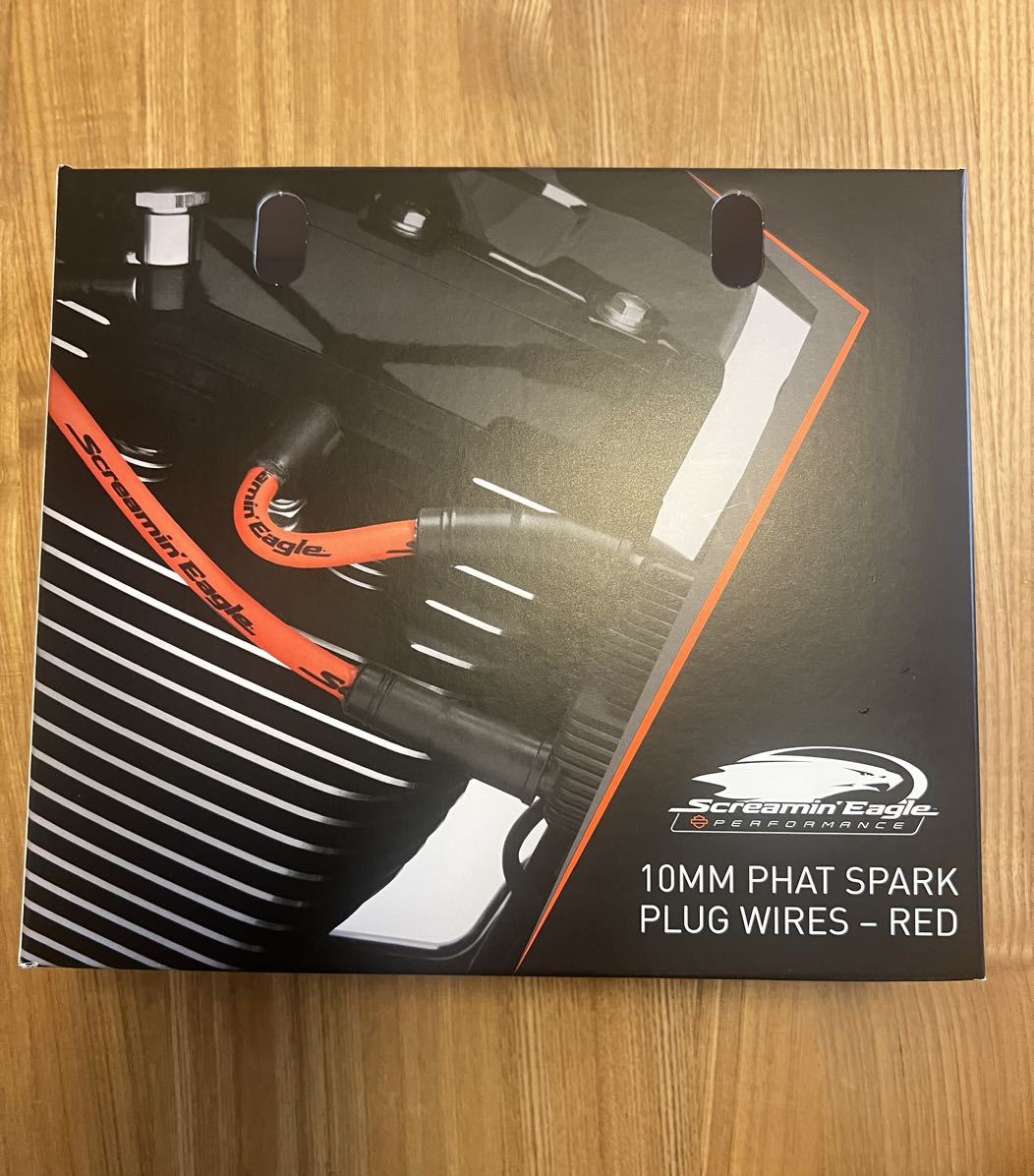 ハーレーダビッドソン スクリーミンイーグル 10mm スパークプラグワイヤー レッド 18年以降ソフテイル 31600112 プラグコード ...