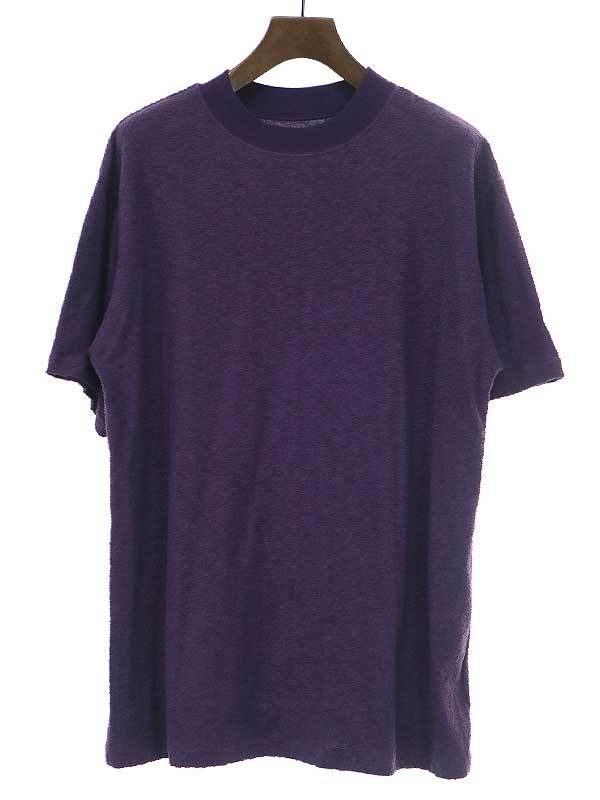 Needles ニードルズ 22SS S/S Mock Neck Tee Cotton Pile Jersey モックネックパイルTシャツ パープル サイズ:L メンズ(ニードルス)｜売買され ...
