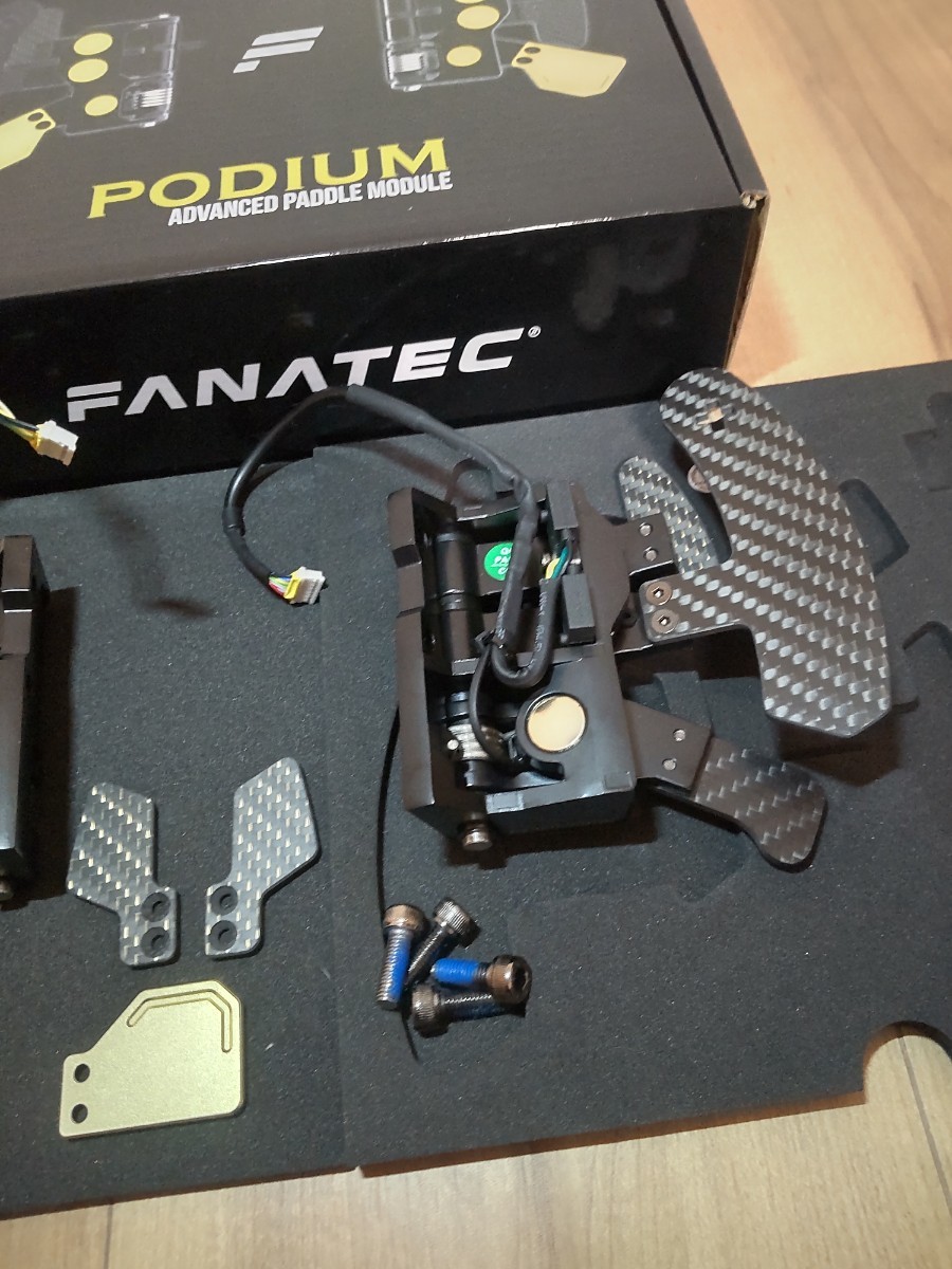 ほぼ MOD付属 Fanatec podium advanced paddle module パドルシフター 磁気パドル ハンコン ...