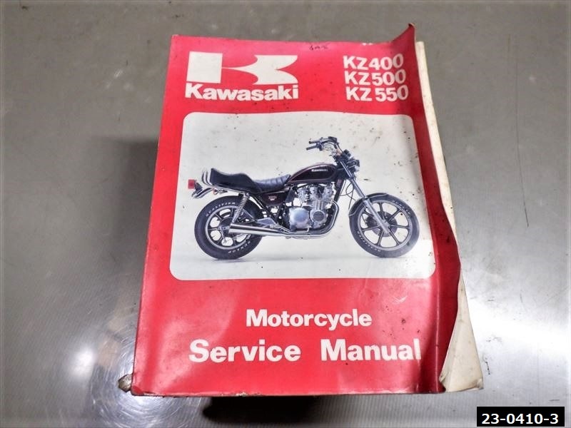 KZ400 サービスマニュアル カワサキ KZ500 KZ550 Z400FX LTD 当時物 23-0410-3 6226(カワサキ)｜売買 ...