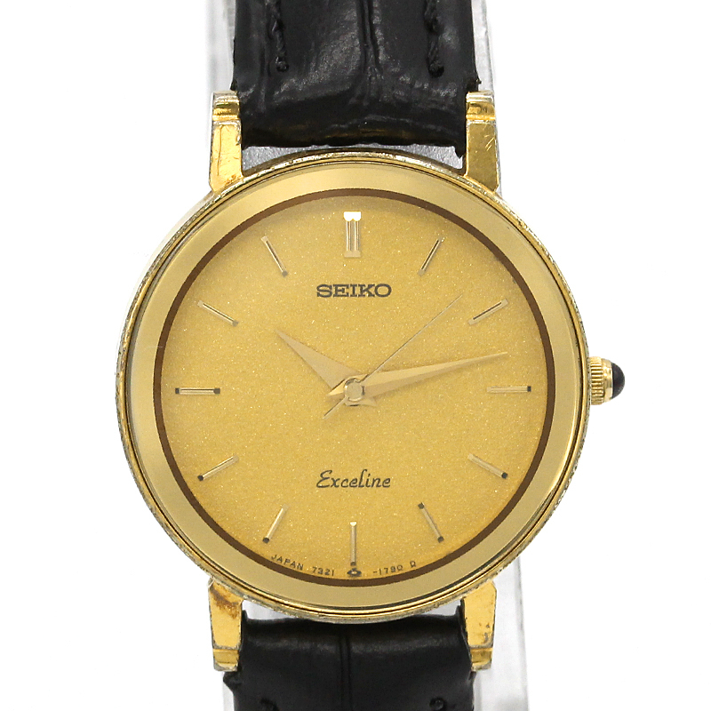 セイコー エクセリーヌ SEIKO 7321-0390 レディースウォッチ 腕時計 稼働品 A00696(エクセリーヌ)｜売買された ...