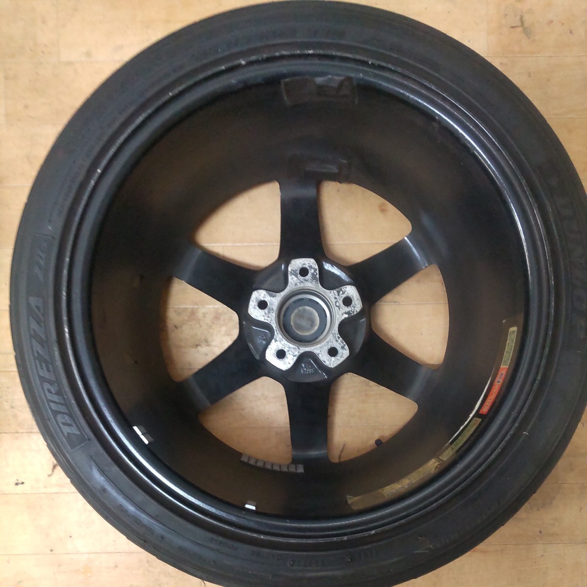当時物 RAYS レイズ TE37 BNR34 GT－Rサイズ VR VOLKRACING レイズ ボルクレーシング 18インチ PCD114 ...