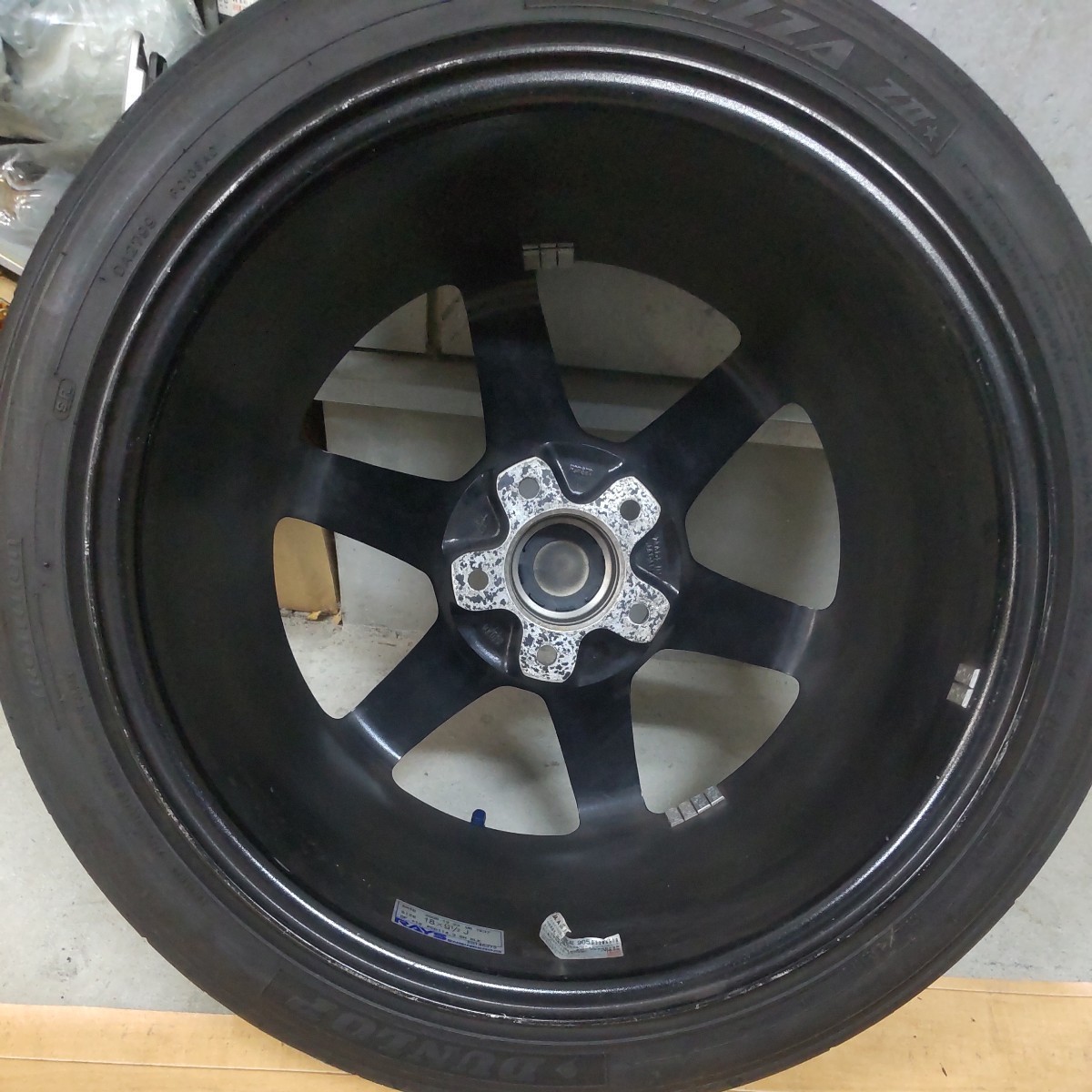 当時物 RAYS レイズ TE37 BNR34 GT－Rサイズ VR VOLKRACING レイズ ボルクレーシング 18インチ PCD114 ...