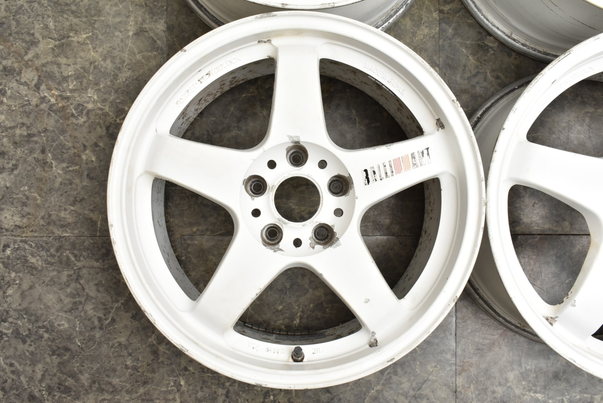 鍛造 品 ミツビシ ランサーエボリューション 純正OP RAYS RALLIART Evolution R-01 17in 8.5J +30 ...