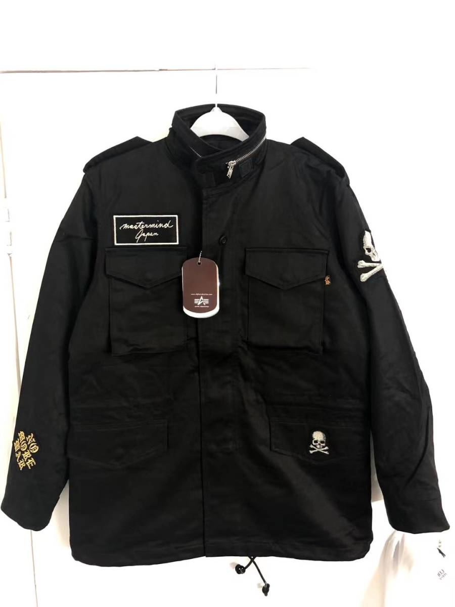 ALPHA INDUSTRIES×mastermind JAPANマスターマインドジャパン アルファ M65 ジャケット ミリタリージャケット ...