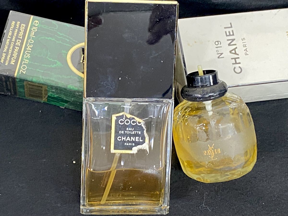 香水 10点 まとめ COCOCHANEL N°19 ChristianDior POISON YSL DOLCE&GABBANA ...
