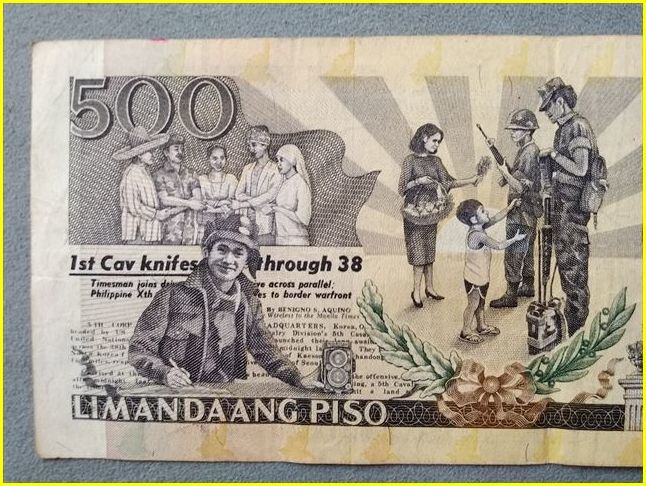 フィリピン 500ペソ 紙幣/2013年 LIMANDAANG PISO/ベニグノ アキノ/古紙幣/旧紙幣/古銭(世界)｜売買された ...