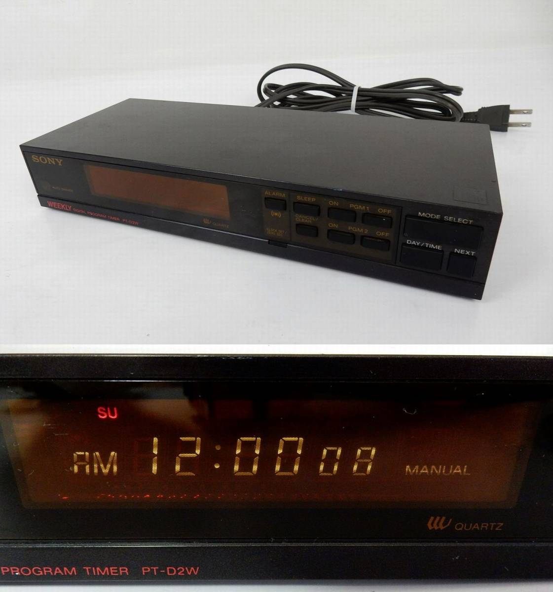 SONY WEEKLY DIGITAL PROGRAM TIMER PT-D2W タイマー 通電確認のみ 品 JUNK 現状渡し 一切返品不可(オーディオ機器)｜売買されたオークション情報 ...