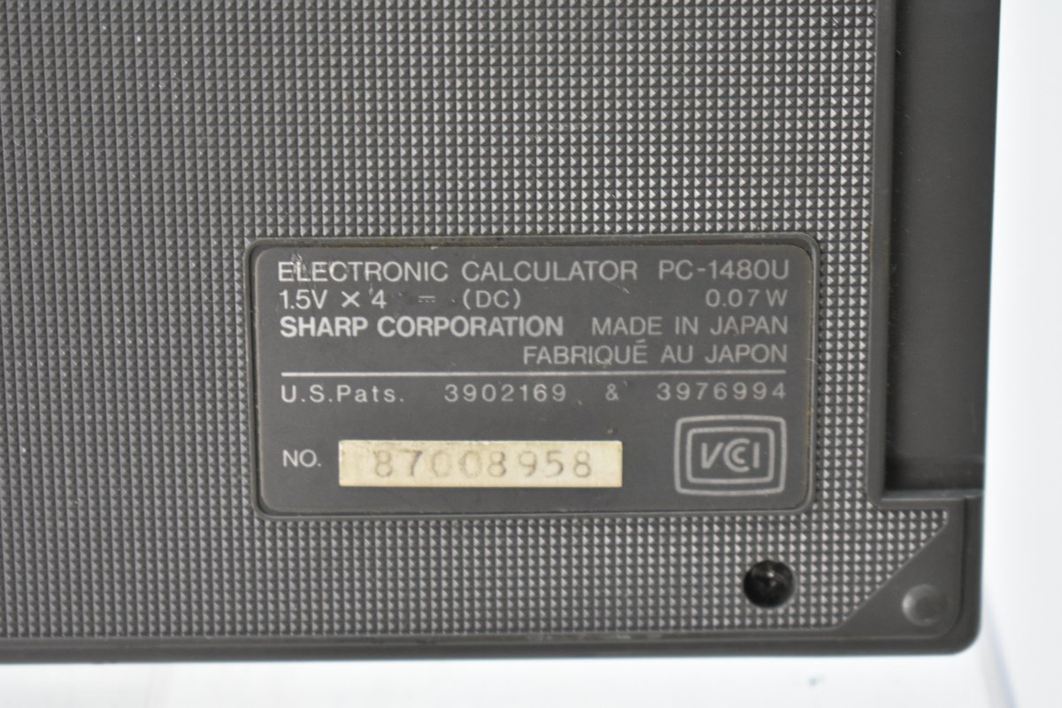 SHARP PC-1480U POCKET COMPUTER シャープ ポケットコンピューター ポケコン k1 H(ポケットコンピュータ)｜売買されたオークション情報、yahooの商品情報を ...