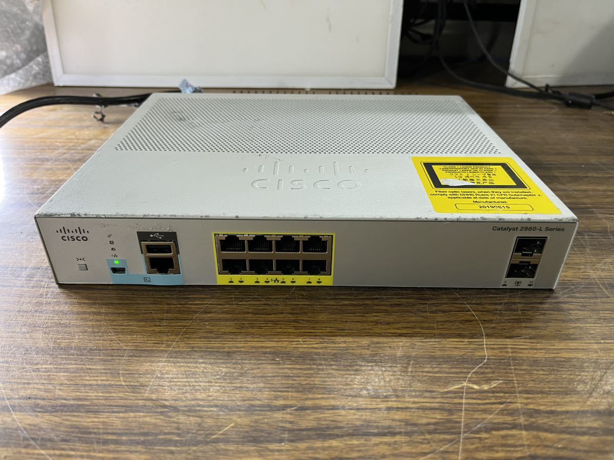 Cisco / シスコ / Catalyst 2960-L Series / WS-C2960L-8PS-LL #A312(ルーター)｜売買されたオークション情報、yahooの商品情報を ...