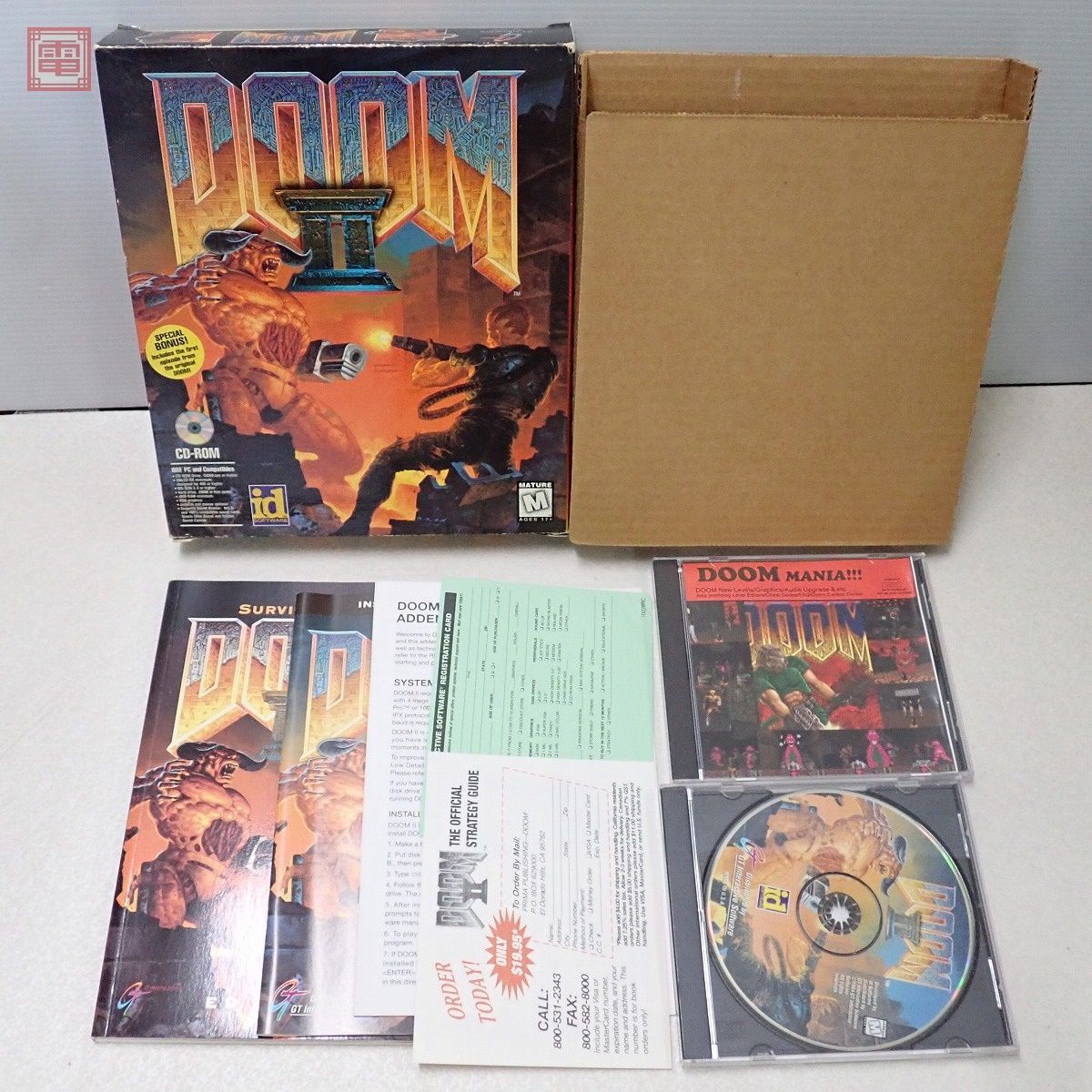 IBM CD-ROM DOOM II ドゥーム2 GT Interactive 箱説ハガキ付 動作未確認 20(一般)｜売買されたオークション ...