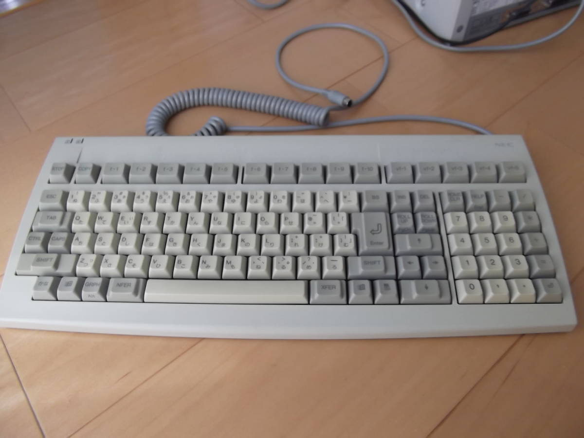NEC純正 PC-98シリーズ キーボード Windowマークキー有タイプ/コネクター部ストレート S/N_67019013A(その他)｜売買 ...