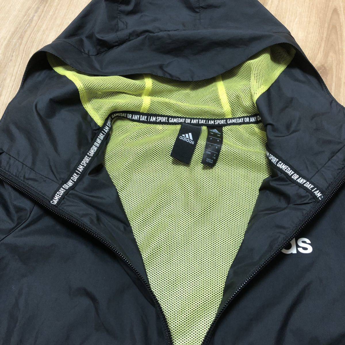 Adidas アディダス ナイロンジャケット キッズ 110(110（105～114cm）)｜売買されたオークション情報、yahooの商品情報 ...