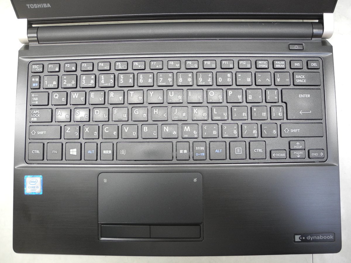 第6世代 東芝 dynabook R73/D Core i5 2.40GHz/8GB/SSD256GB/無線/Bluetooth/カメラ ...
