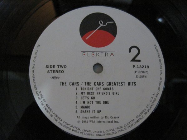 LP” 日本盤 The Cars // Greatest Hits - records(Cars, The)｜売買されたオークション情報 ...