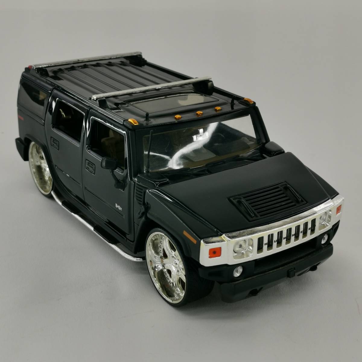 1/24 Jada TOYS DUB CITY ハマー HUMMER H2 2003 ブラック 黒 ミニカー#11777(Jada Toys ...