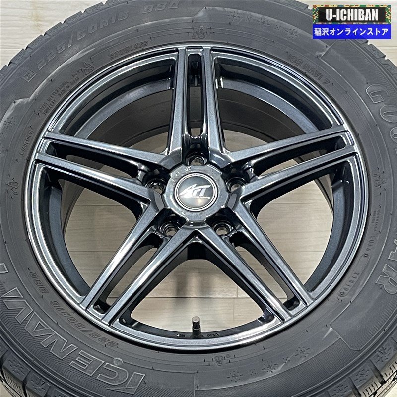 BMW F48 X1 F39 X2 F60 ミニクロスオーバー 等 AFT 7-16+48 5H112 GY ICE NAVI 7 225/60R16 16インチ スタッドレス 4本セット ...
