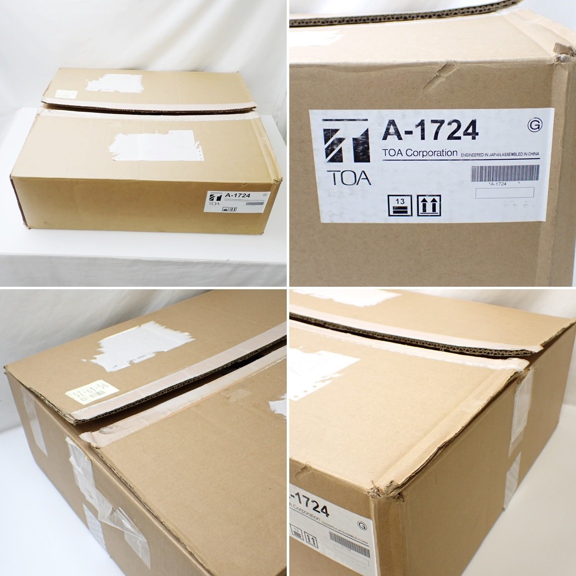 TOA PAアンプ A-1724/ /取説 外箱付き/機材/パワーアンプ&1783200034(パワーアンプ)｜売買されたオークション情報 ...