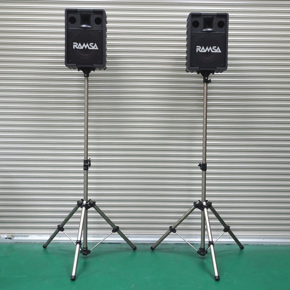 Panasonic RAMSA WS-A200 スピーカーシステム W2-SS200スタンド付き 250W/8Ω / #385228-9 ...