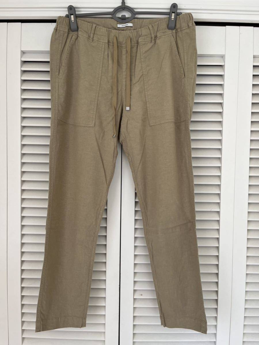 BAYFLOW - ベイフロー 麻パンツ Lサイズ ベージュ(Lサイズ)｜売買されたオークション情報、yahooの商品情報をアーカイブ公開 - オークファン（aucfan.com）