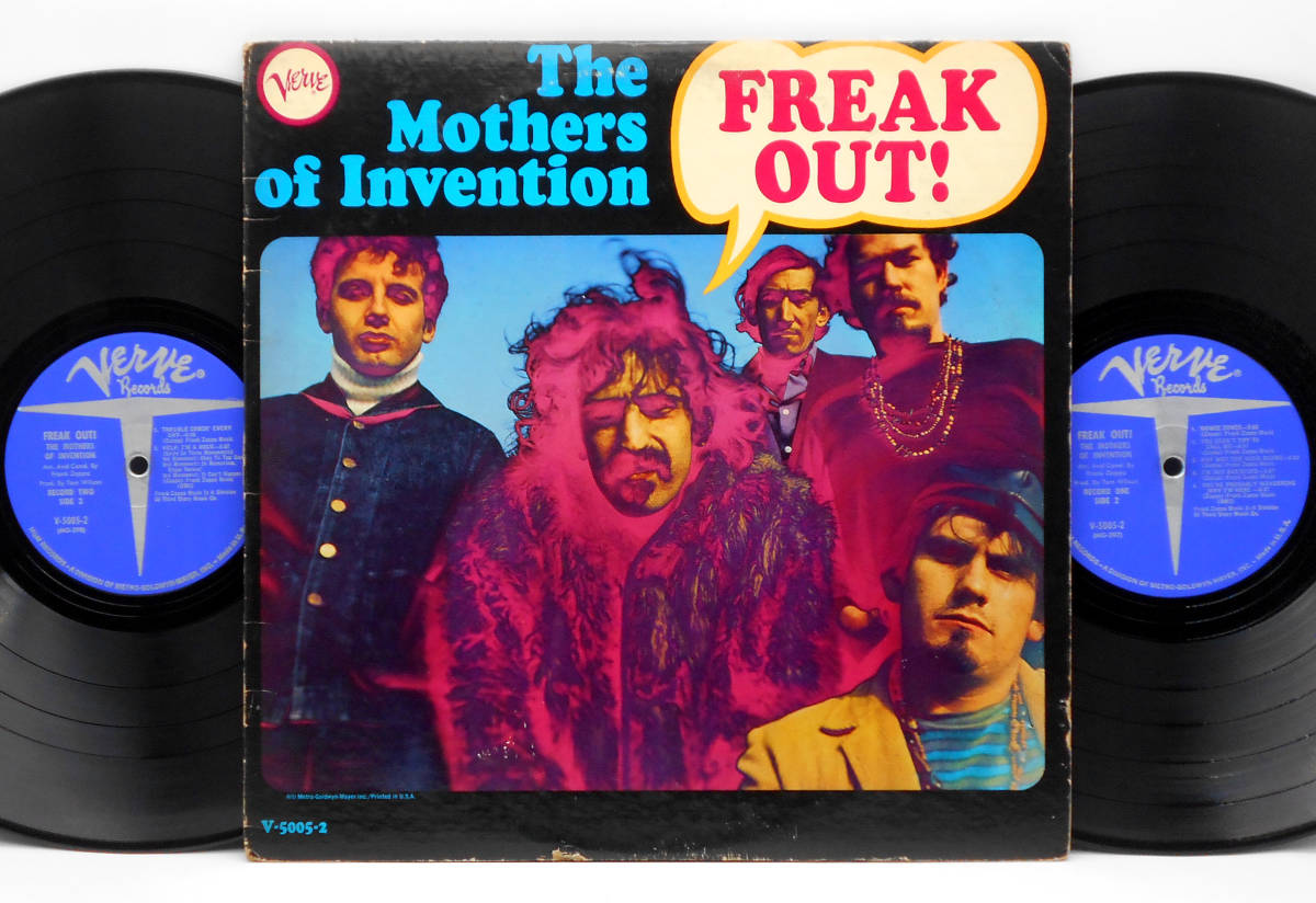 US ORIG MONO 2LP THE MOTHERS OF INVENTION FRANK ZAPPA /Freak Out 1966年 ...