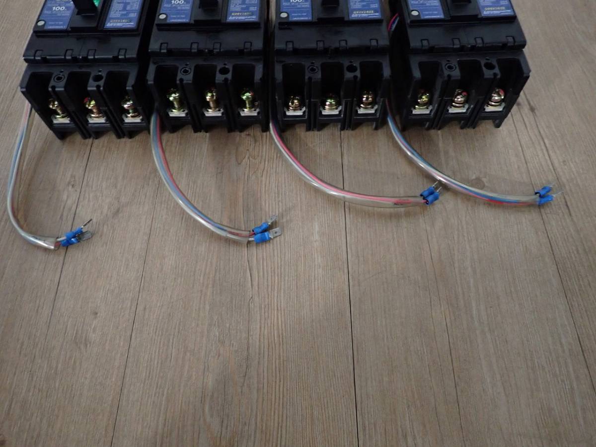 ブレーカー MITSUBISHI NF100-SP AC220V 100A 3P Ui 690VAC 50-60Hz 三菱電機 ノーフューズ ...