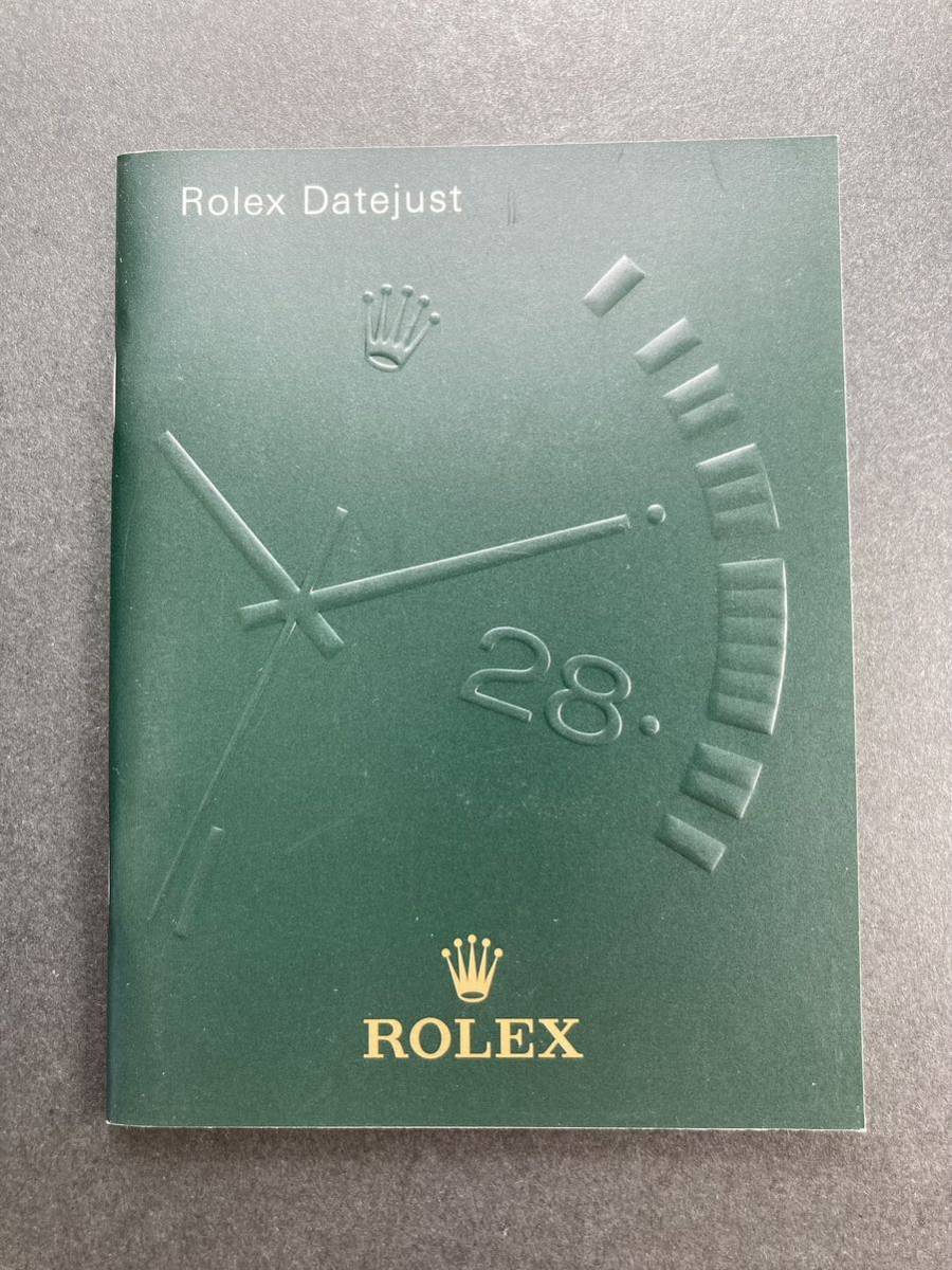 F番 2003年 冊子 ロレックス デイトジャスト ROLEX DATEJUST YOUR OYSTER booklet catalog ...