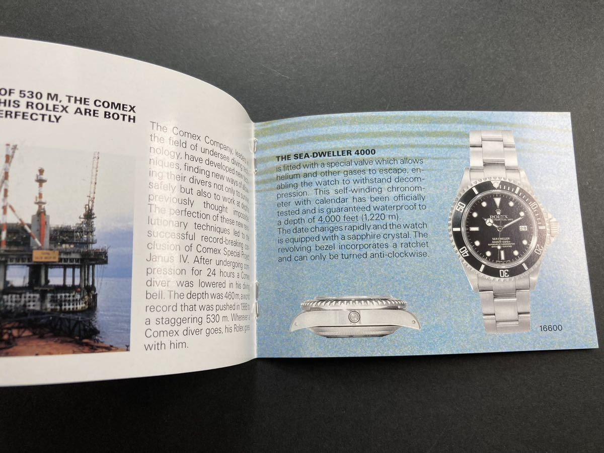 L番 1989年 サブマリーナ 冊子 ロレックス 16613 16618 16610 5513/0 16660 ROLEX SUBMARINER SEA-DWELLER booklet 箱 ...