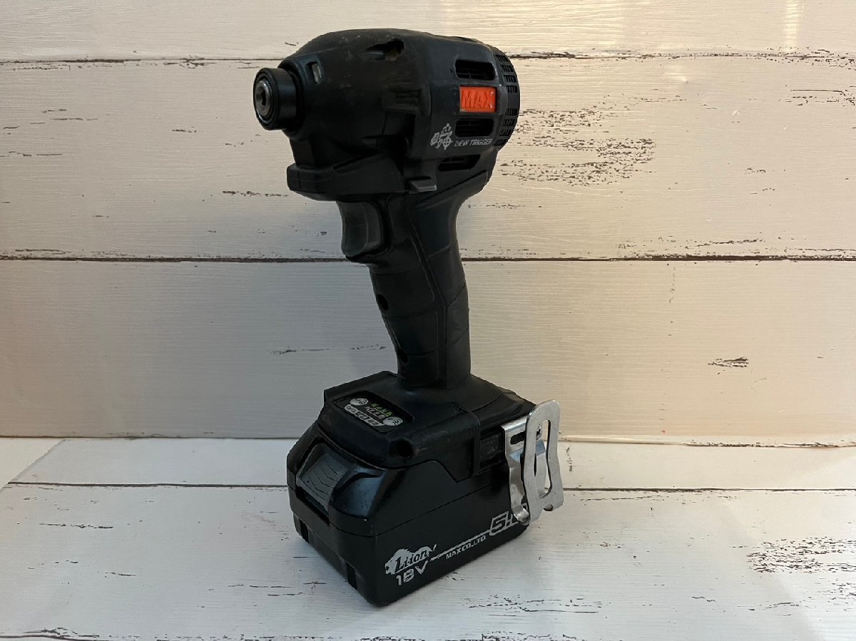 MAX マックス PJ-ID151 充電式 ブラシレス インパクトドライバ ＆ JP-L91850A 18V 5.0Ah バッテリー セット(本体)｜売買されたオークション情報、yahooの ...