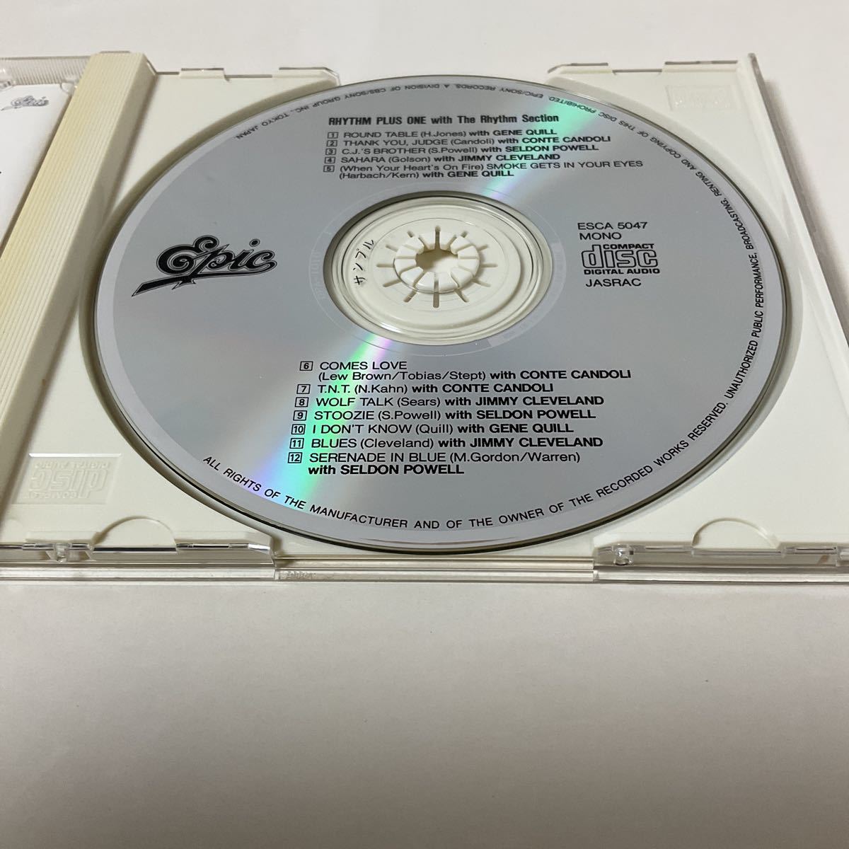 見本 / リズム セクション/リズム プラス ワン/ CD / 帯付 / ESCA 5047/RHYTHM PLUS ONE WITH THE RHYTHM SECTION/CONTE ...