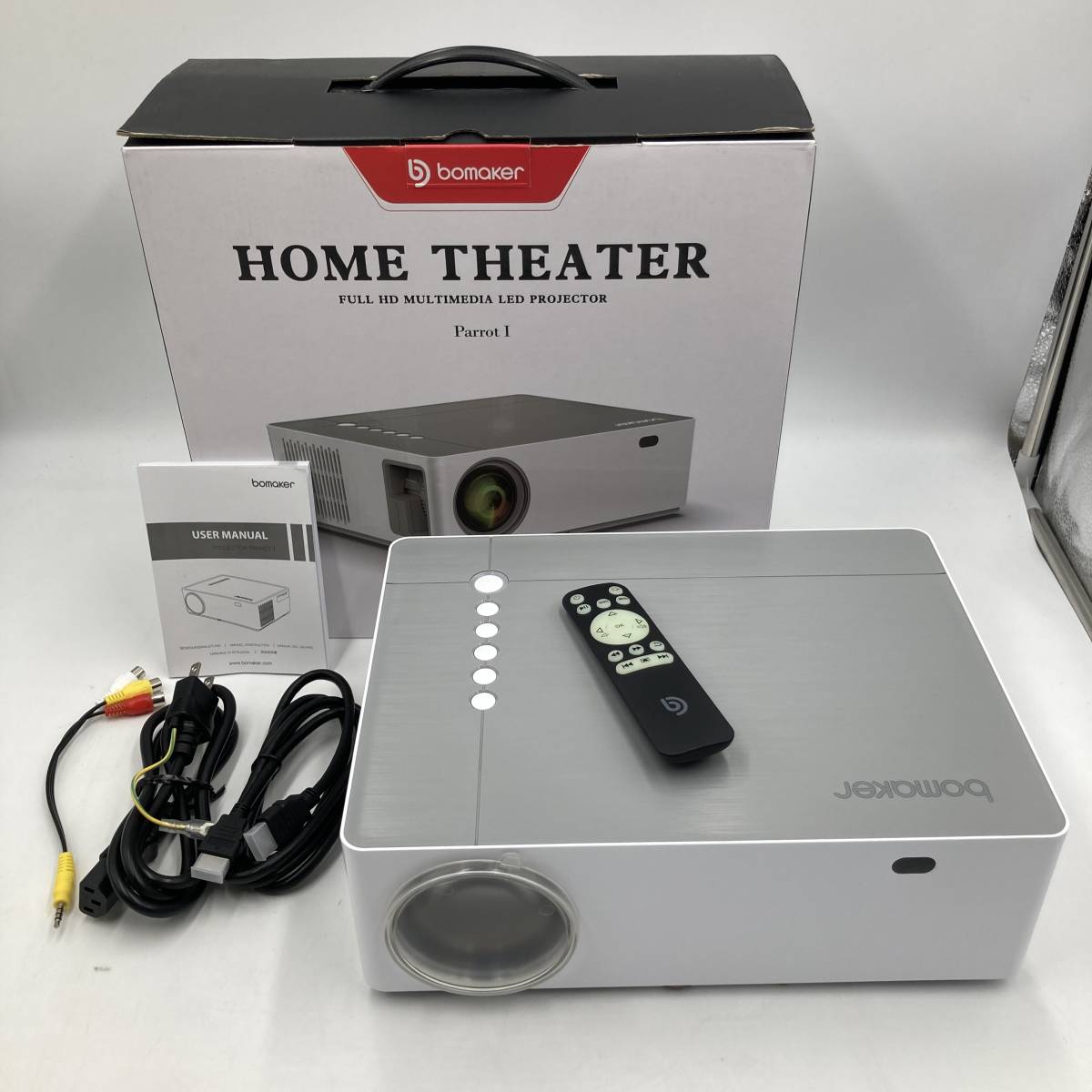 通電確認済み bomaker HOME THEATER プロジェクター PARROTI/Y8973-N3(本体)｜売買されたオークション情報 ...