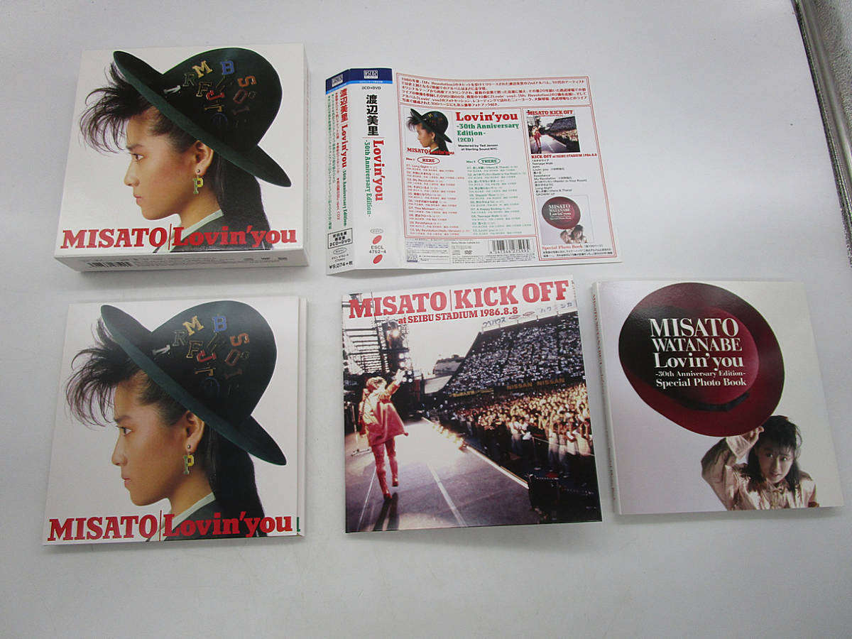 帯付き BSCD+DVD 渡辺美里 Lovin'you 30th Anniversary Edition Blu-spec CD2 ブルースペック ESCL4762/4(渡辺美里)｜売買された ...