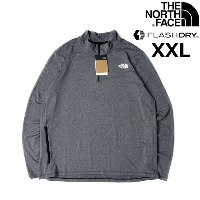 1円 売切 正規 THE NORTH FACE RISEWAY 1/2 ZIP 長袖 ハーフジップ ライズウェイ US限定 2023最新 サムホール XXL 黒 180902-38(その他 ...