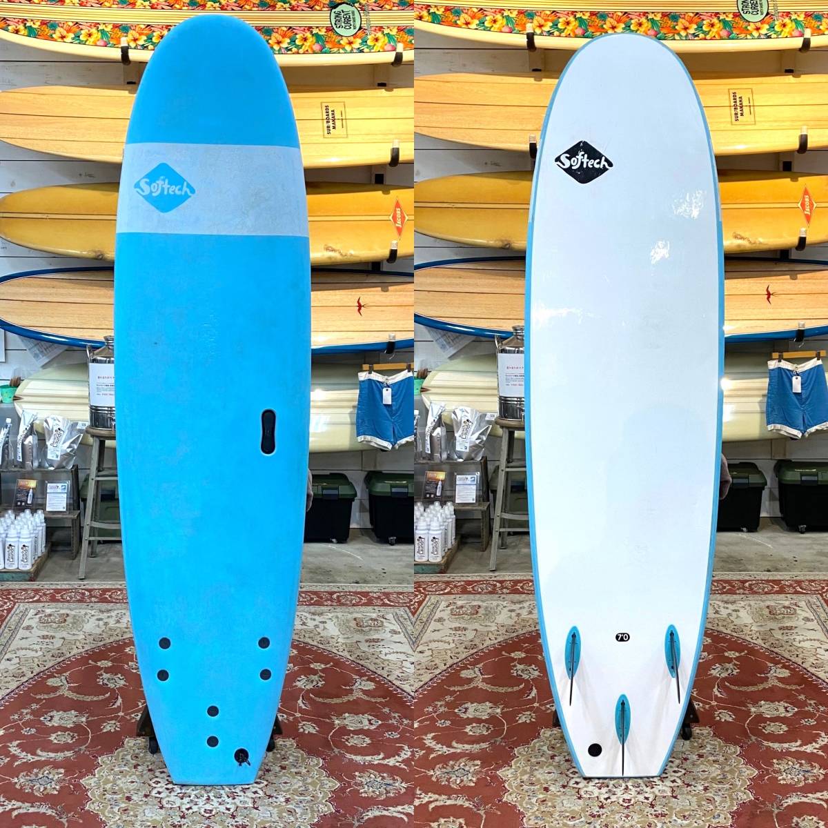 8 000円スタート 最低落札価格なし Softech ROLLER / 7`0ft サーフィン トライフィン ソフトボード FCSプラグ(7.0フィート～)｜売買されたオークション情報 ...