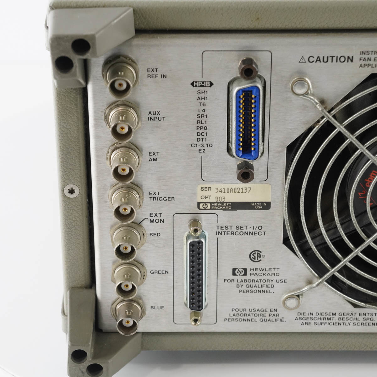 DW 8日保証 09/2022CAL 8752C hp NETWORK ANALYZER OPT 003 300kHz-3GHz ...