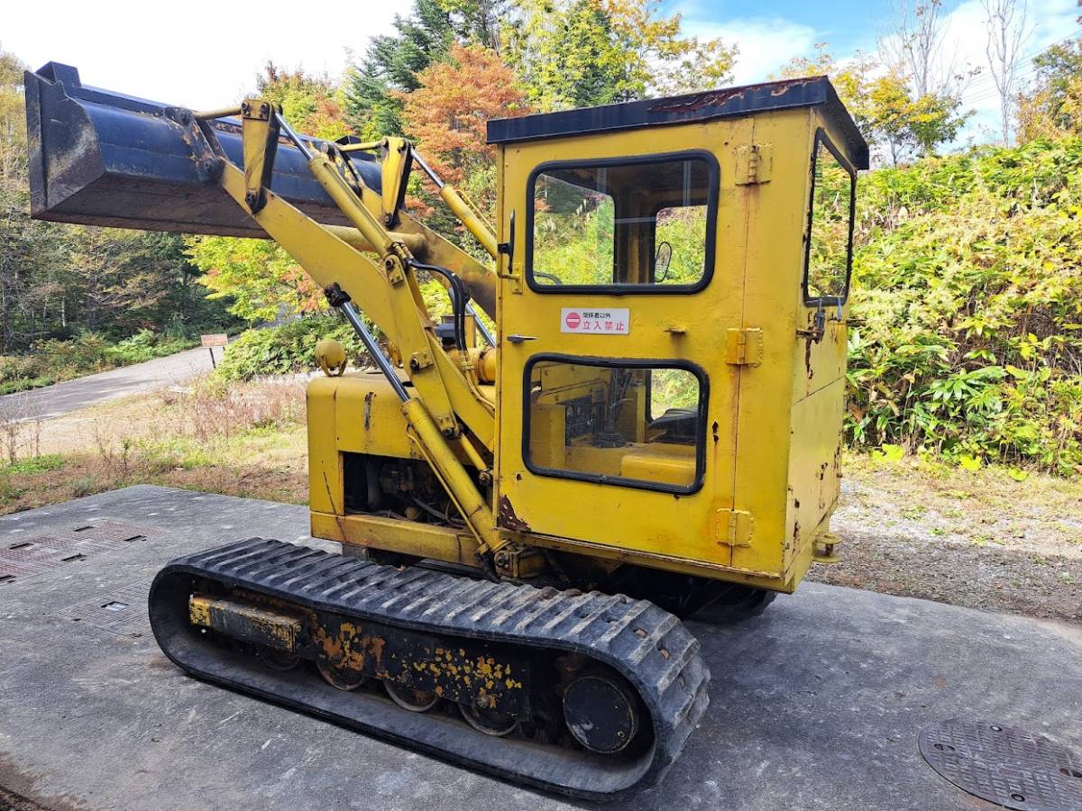 モロオカ MOROOKA MS-45 ディーゼル 可動品 直接引取り限定 ブルトーザー 除雪 ゴムキャタ クローラー ショベル(建設機械、重機 ...