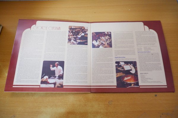 D2-284＜LP/TELARC DIGITAL/独盤/美盤＞ Gershwin:Rhapsody In Blue An American ...