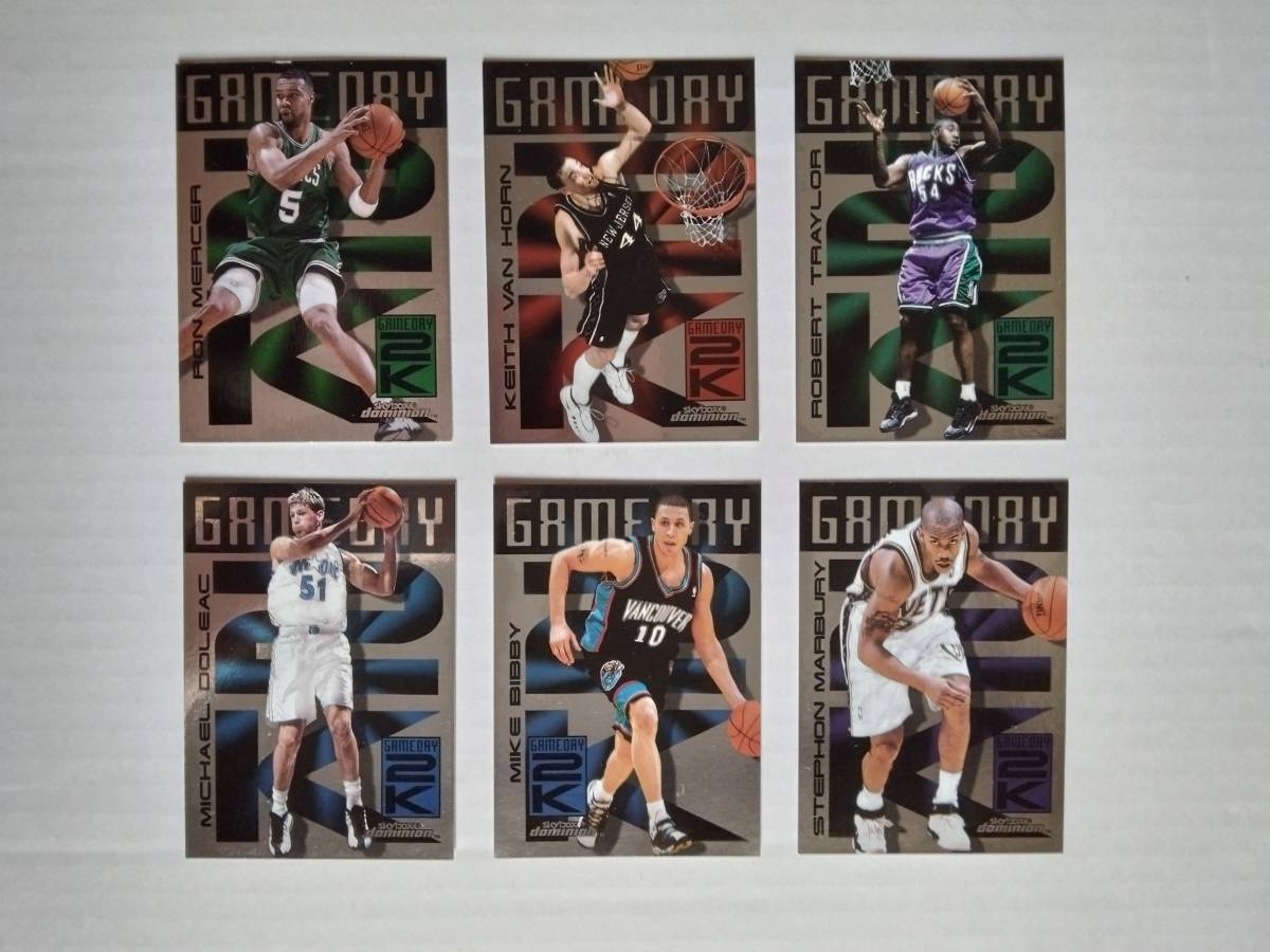 99-00 Skybox Dominion RON MERCER KEITH VAN HORN ROBERT TRAYLOR MIKE ...