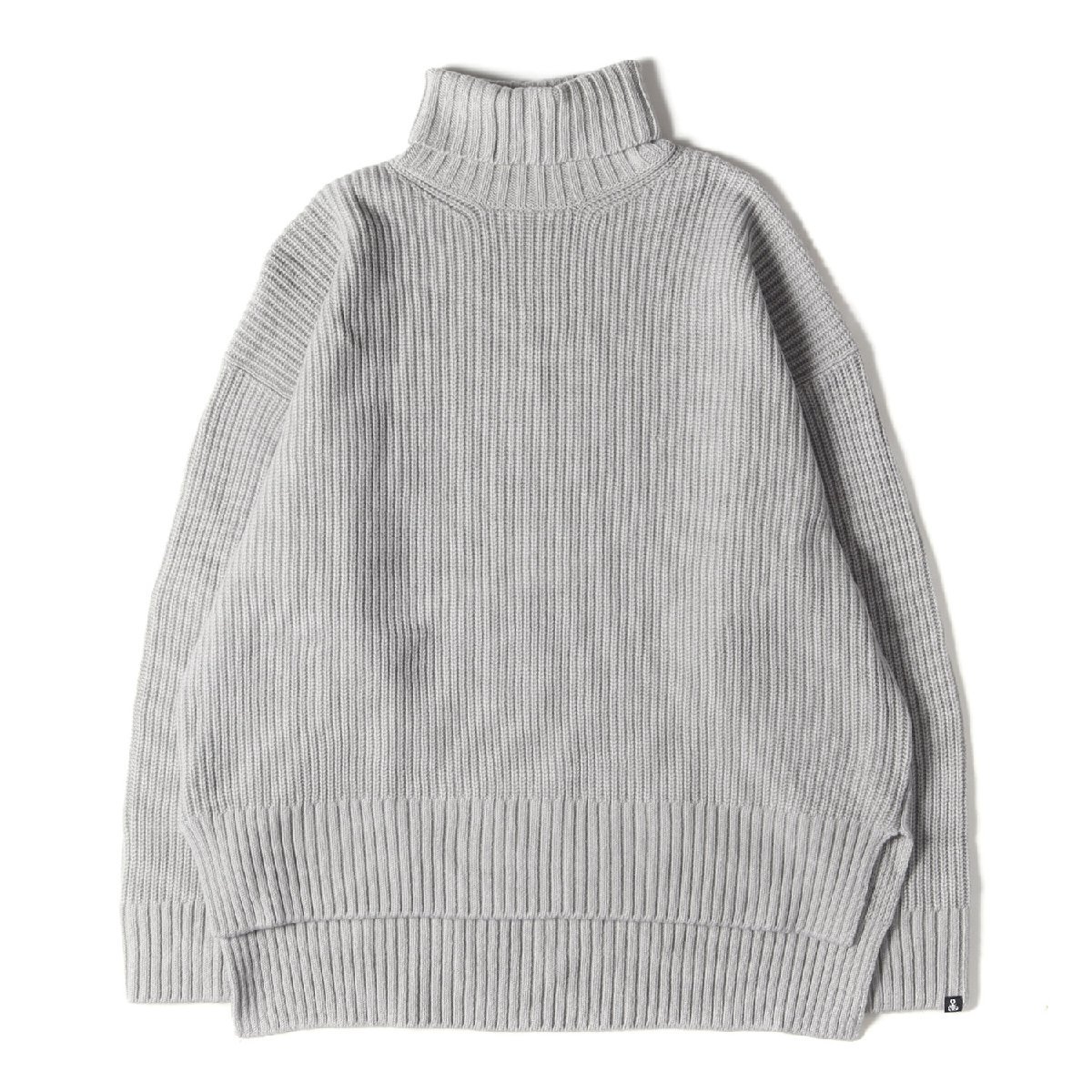 SOPHNET ソフネット ニット サイズ:FREE 21AW バギー タートルネック ニット セーター BAGGY TURTLE NECK KNIT グレー トップス(トップス)｜売買された ...