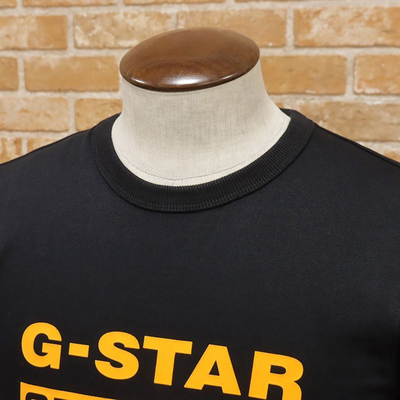 1円/G-STAR RAW/XSサイズ/丸首スウェット PACKAM ART R SW L/S D13490-7809 ロゴ レタード ...