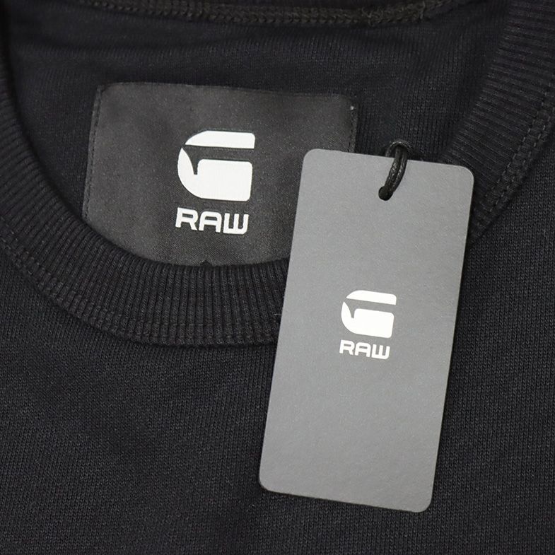 1円/G-STAR RAW/XSサイズ/丸首スウェット PACKAM ART R SW L/S D13490-7809 ロゴ レタード ...