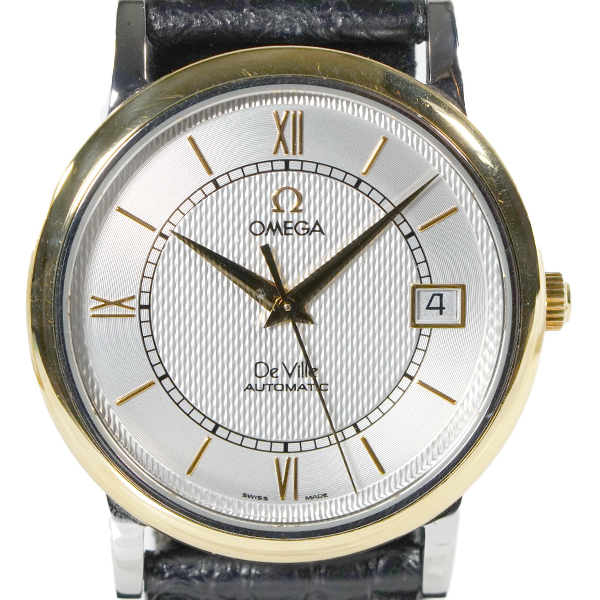腕時計 OMEGA オメガ De Ville デビル PRESTIGE プレステージ 166.1108 cal.1108 自動巻 SS/YG ...