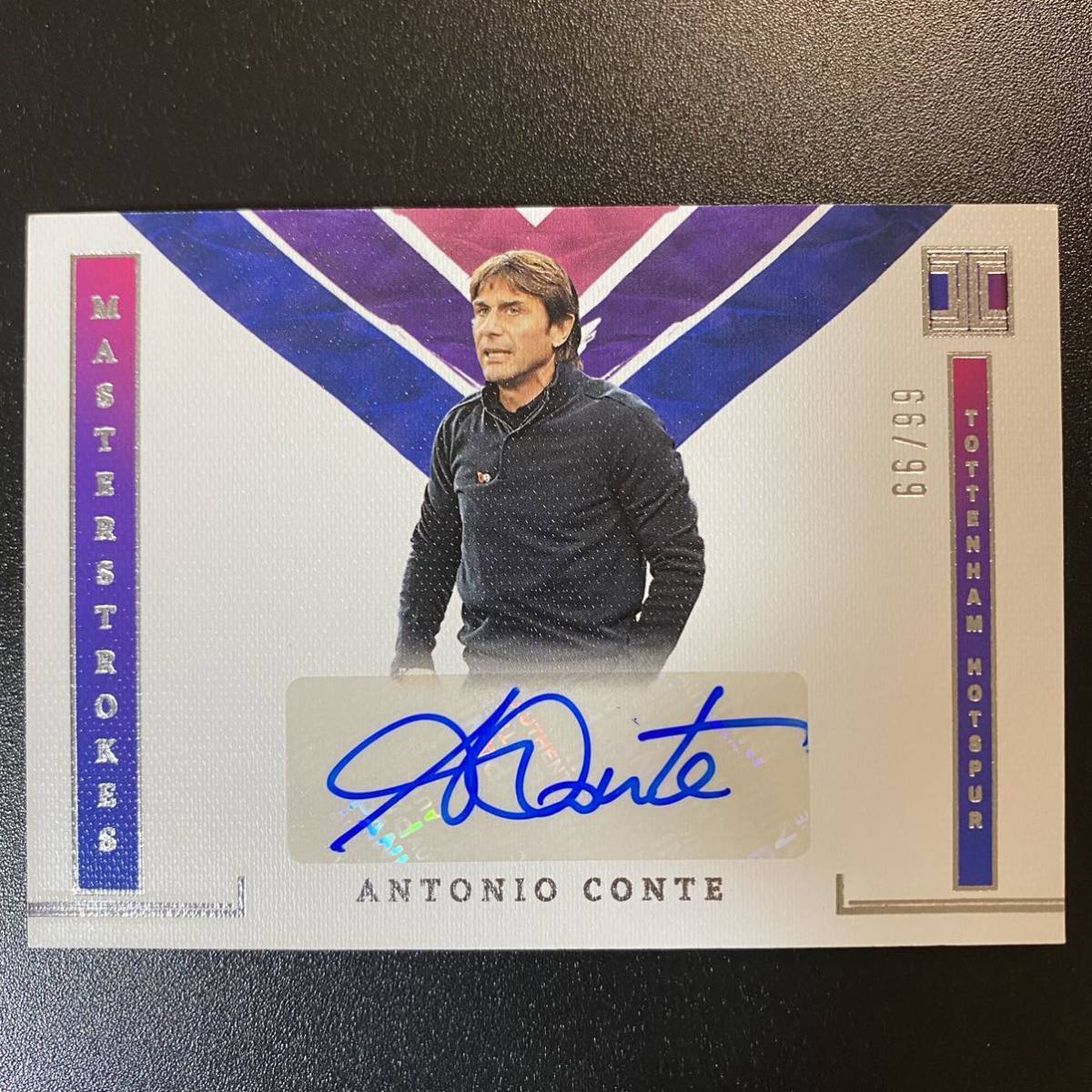 2022-23 Panini Impeccable Soccer Card Antonio Conte Masterstrokes Auto ...