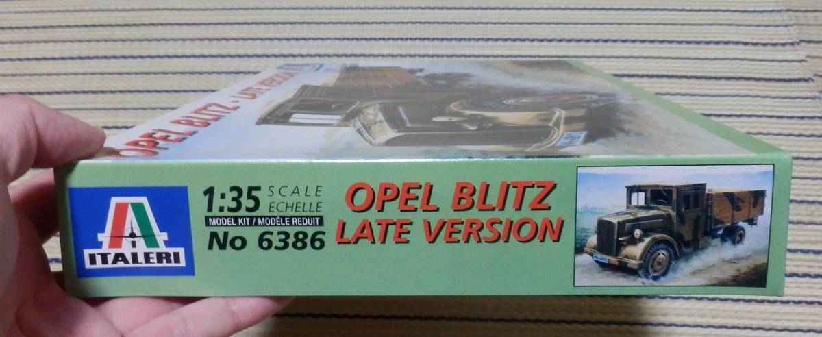 Italeri イタレリ No.6386 1/35 Opel blitz late version オペルブリッツトラック後期生産型 ドイツ 木製キャビン型 定形外OK(その他)｜売買された ...