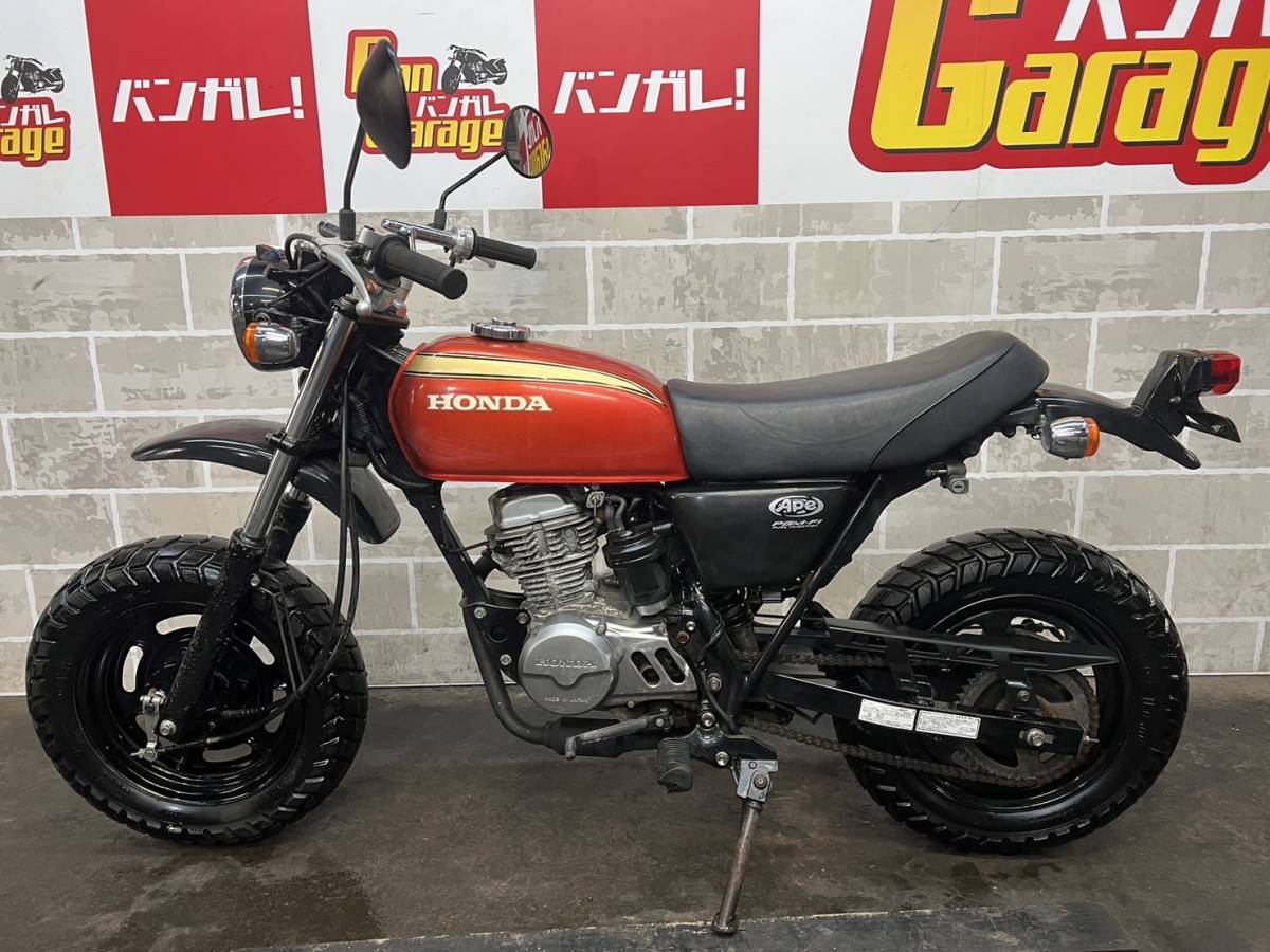 HONDA ホンダ APE 50 FI エイプ AC16 販売証明書有り 場内走行確認済み エンジン始動動画有り 未整備 現状 バンガレ(50cc以下)｜売買されたオークション情報、yahoo ...