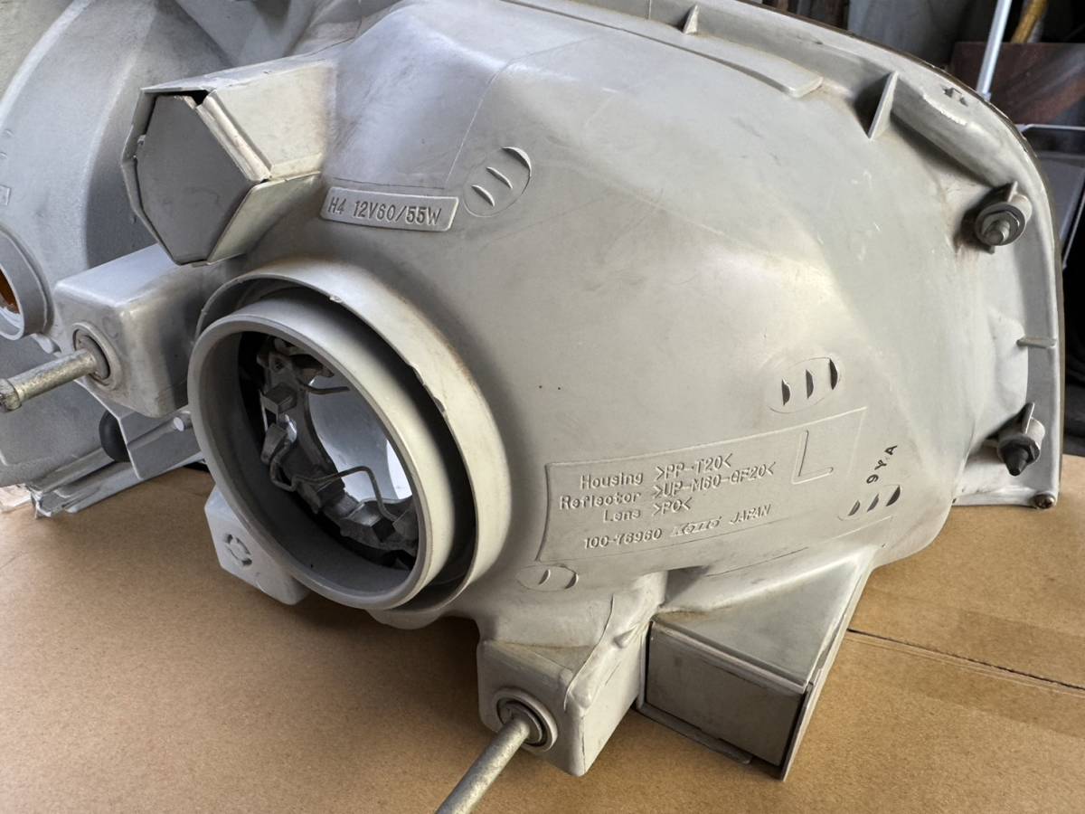 KM75 タウンエース トラック 純正 左ヘッドライト ハロゲン KOITO 27-33 81170-27080 KM70 CM85 ジャンク ...