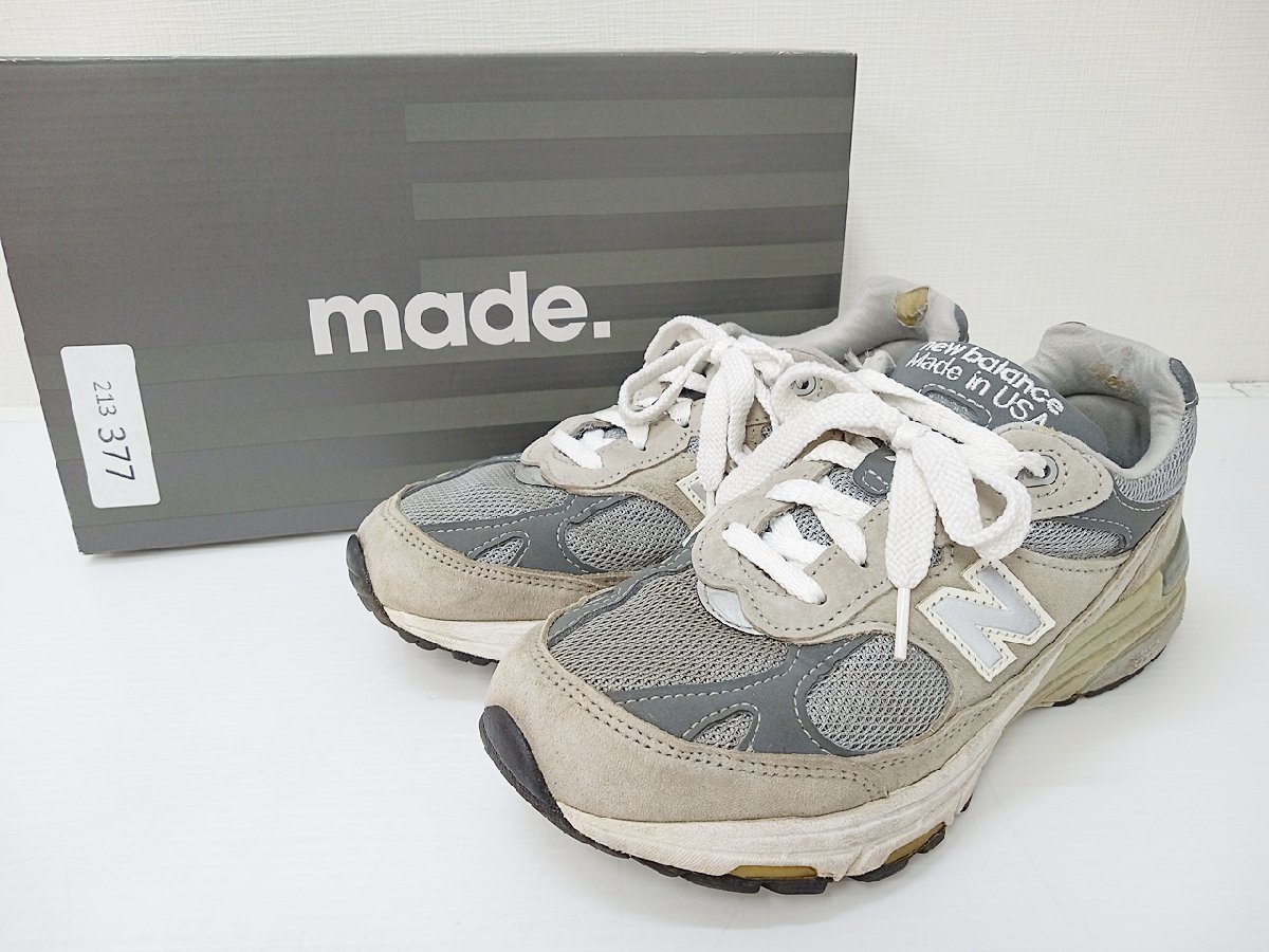 16A-512-112-1 NB new balance ニューバランス WR993GL 23.5cm グレー レディース 状態X(23 ...